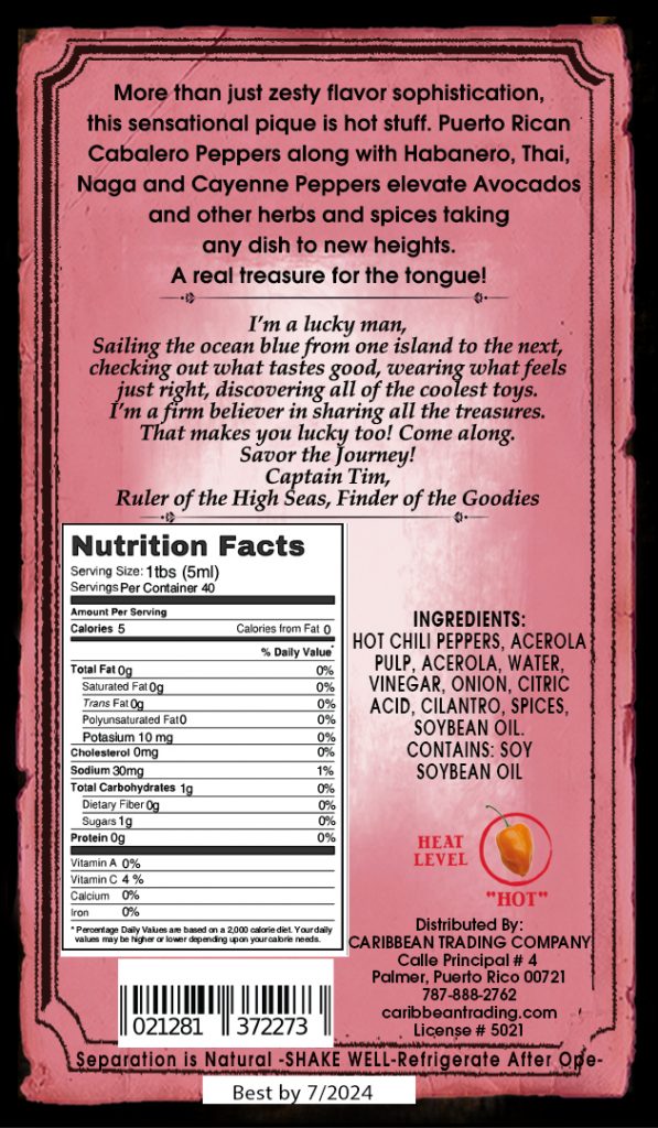 Pique Criollo Acerola-Indian-Cherry | Caribbean Trading