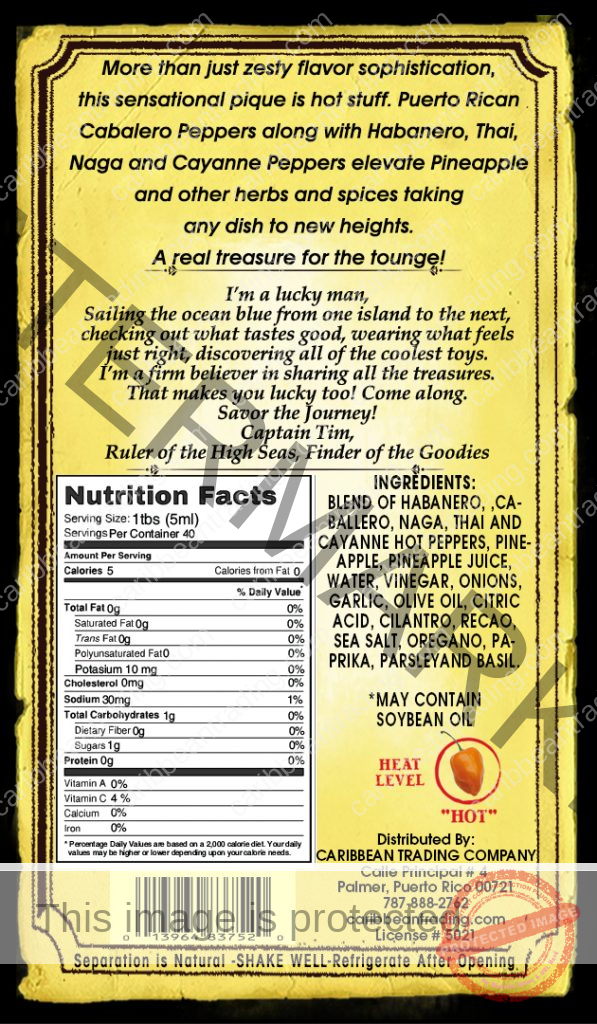 Pique Criollo Piña Buena Pineapple | Caribbean Trading