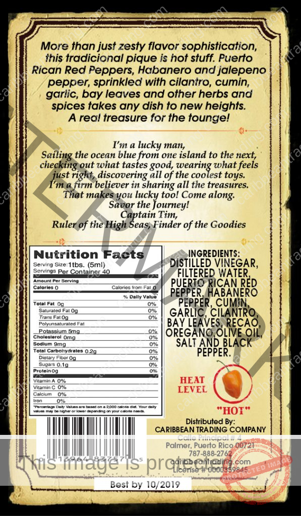 Pique Criollo Sabor Tradicional | Your Puerto Rico / Caribbean Connection