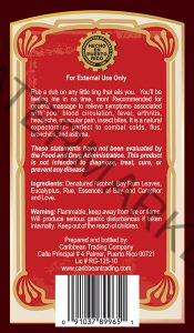 Bush Mon Puerto Rico Alcoholado Caribbean Bush Medicine Blend