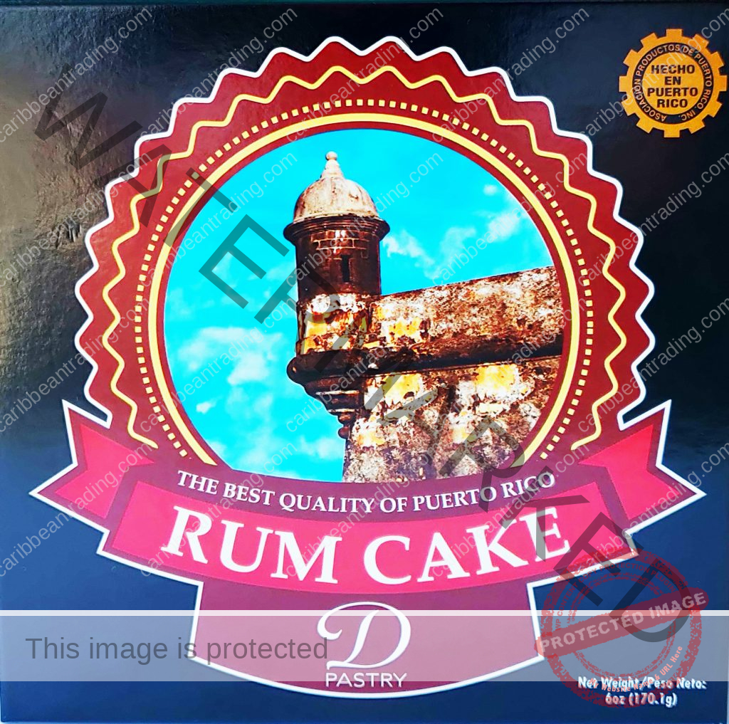 D'Pastry Puerto Rico Rum Cake 6 oz. | Caribbean Trading