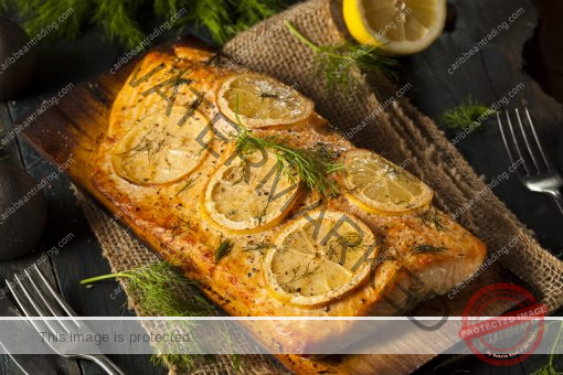 Spiced Rum Rubbed Cedar Plank Salmon Recipe | Puerto Rico