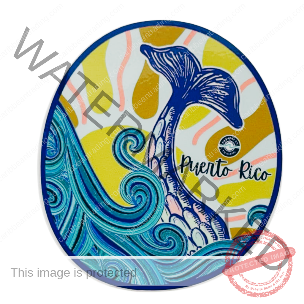 Mini Sticker Mermaid Tail | Your Puerto Rico / Caribbean Connection