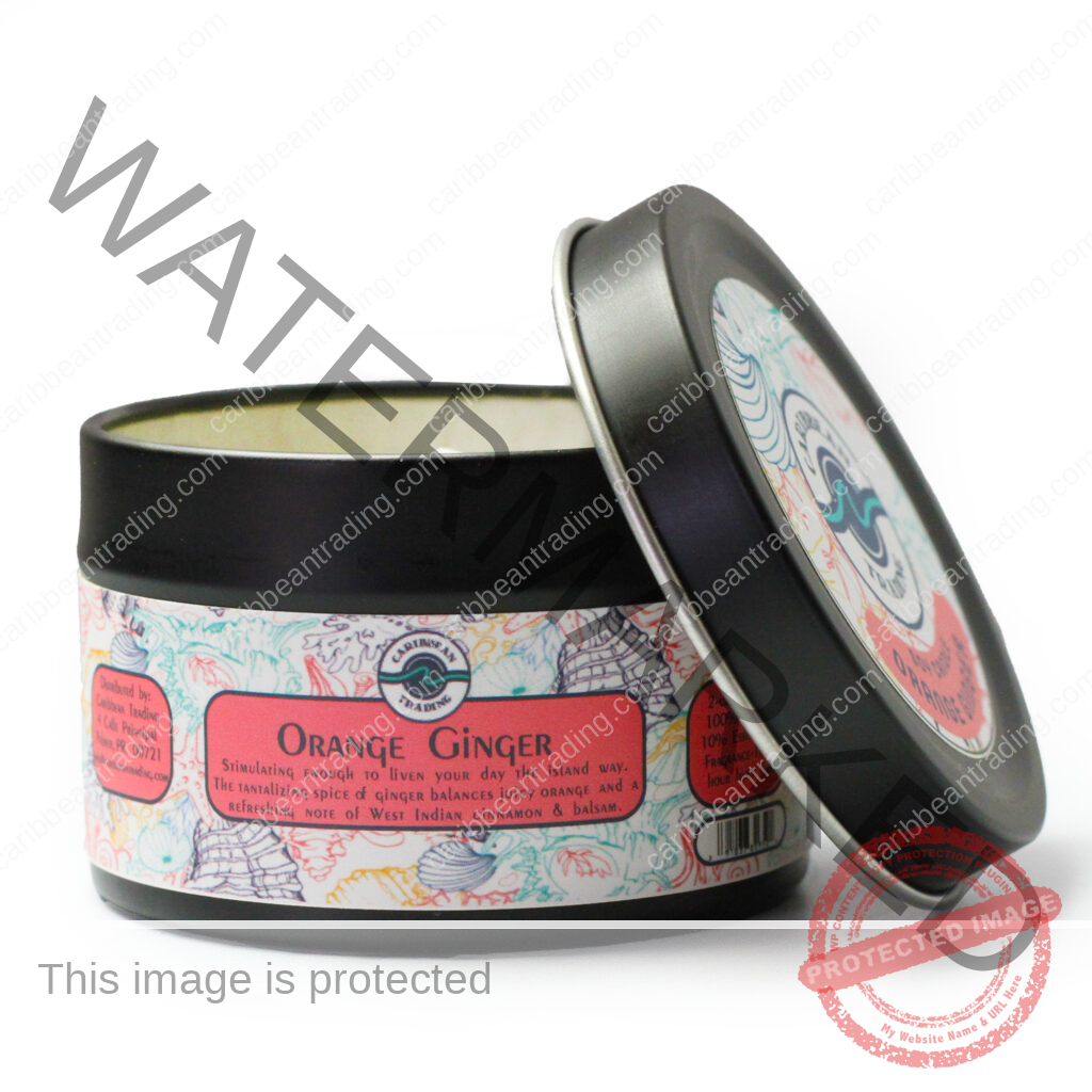 Orange Ginger 2oz. Travel Tin | Your Puerto Rico / Caribbean Connection